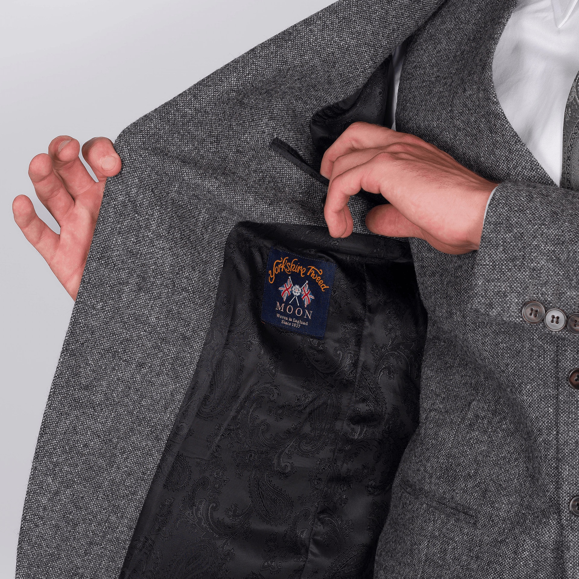 Men's Tweed Suits | Tweed Wedding Suits | Leonard Silver