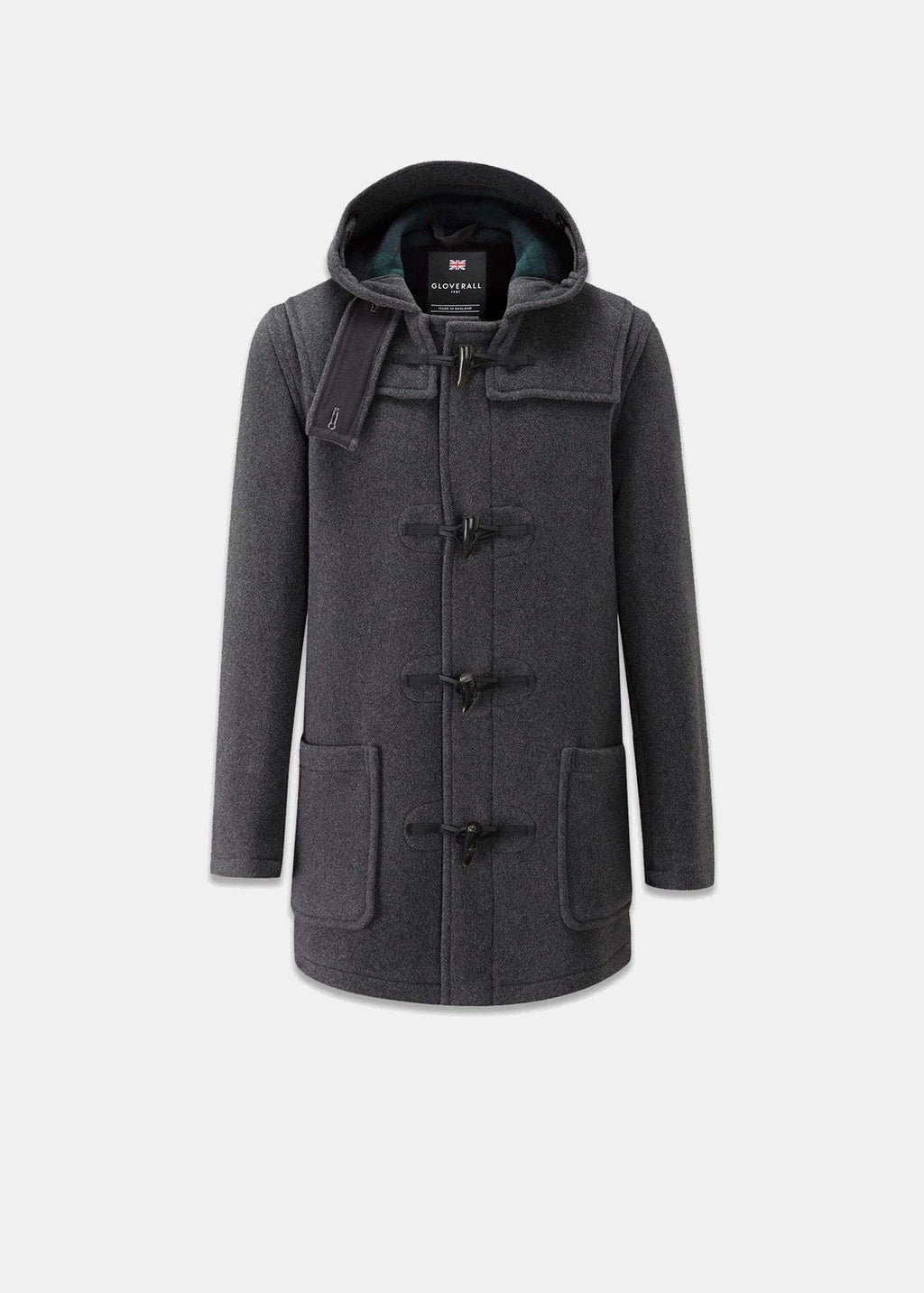 Gloverall Mid Duffle Coat BlackWatch Grey – Leonard Silver