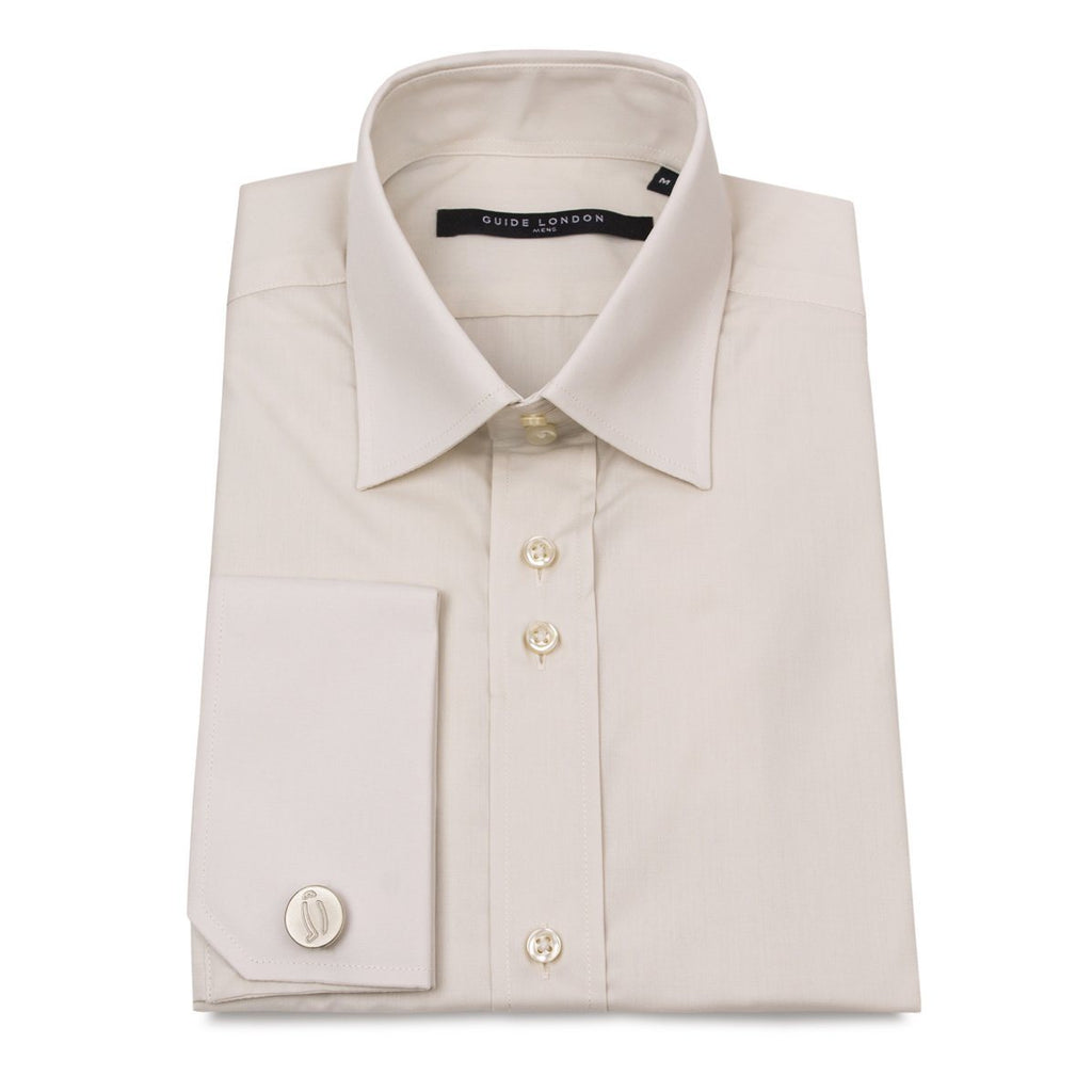 CREAM Classic Double Cuff Shirt - Leonard Silver