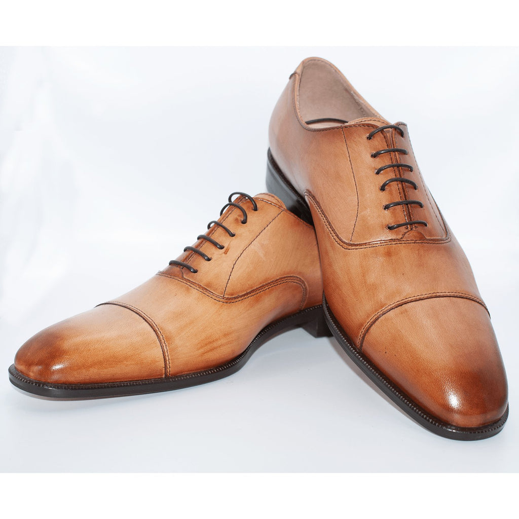 Italian Tan Oxford - Leonard Silver