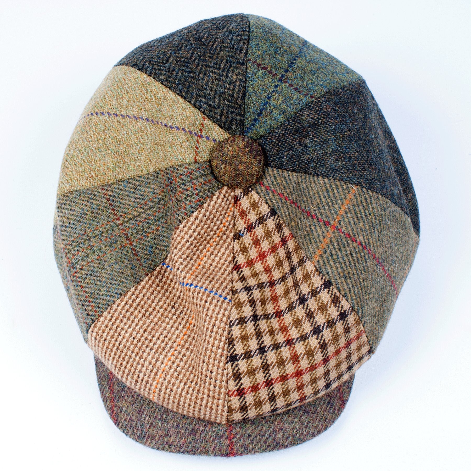 Tweed Patchwork Hat - Leonard Silver